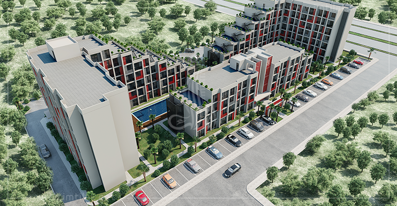 Apartments for sale in Kepez, Antalya - Kepez Studio || Imtilak Real Estate